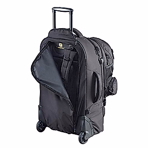 Caribee Wheeled Travel Pack Fast Track 75 Backpack (Black)