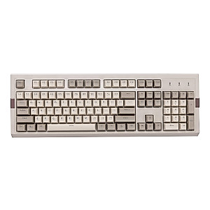 FIRSTBLOOD ONLY GAME. AK510 Retro Mechanical Gaming Keyboard - PBT SP Spherical Keycaps - Classic Grey-White Matching - RGB Backlight - Red Switches-New