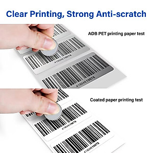Thermal Transfer Ribbon - Premium Resin-Enhanced Wax - 4.33" x 984" (110mmx300mm) 1 Inch core Ink Outside Compatible for Zebra Datamax Sato TT Printers (1 Roll)
