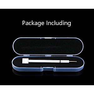 Platinum Electrode, Electrochemistry Electrolytic Analysis Pt Electrodes, Purity 99.99% Platinum Plate Electrode, Coated with PTFE Insoluble Anode for Substance Analysis 1 Pcs (15X15X0.1mm)