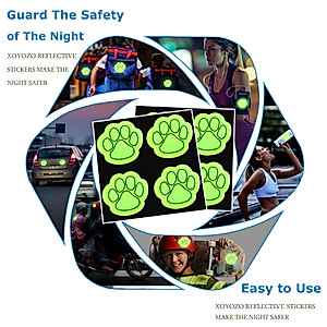 2Pcs Reflective Stickers High-Visibility Reflective Tape Cycling Reflective Stickers Backpack Reflective Stickers Night Safety Sticker Warning Beautification Stickers（Smile）