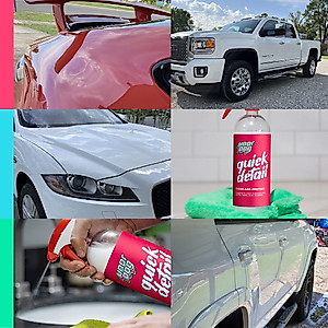 Undrdog Quick Detail, Hydrophobic, Water-Based Cleaner, Spray Wax, Quick Shine, Detail Spray For Vehicles, Motorcycles, Homes or Boats, Available in 16oz, 32oz (32oz)