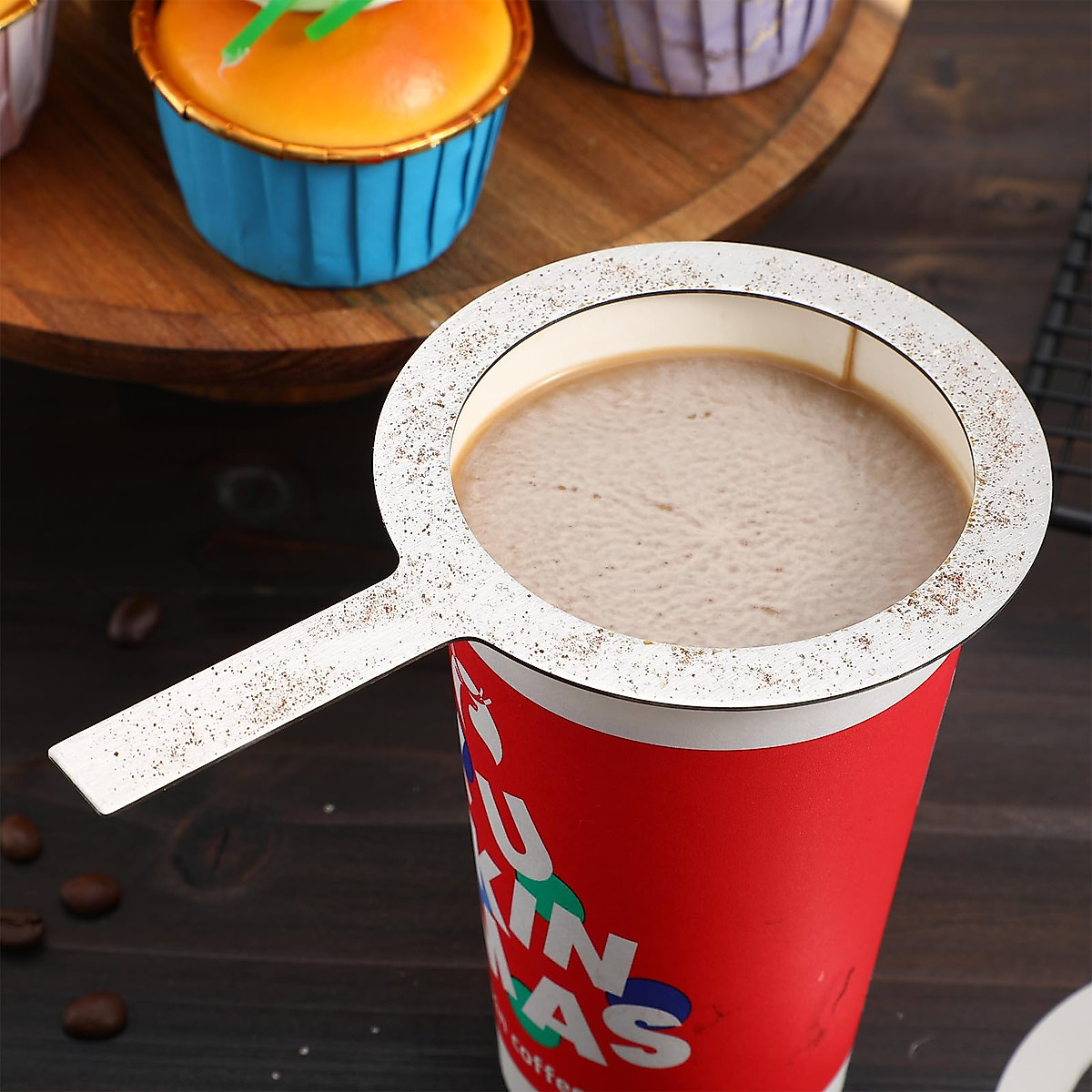 Creme Brulee Ring Stainless Steel: 2Pcs Creme Brulee Metal Ring Brulee Ring Milk Cup Rim Protector Baking Rings Brulee for Tea Dessert Shop Brulee Making