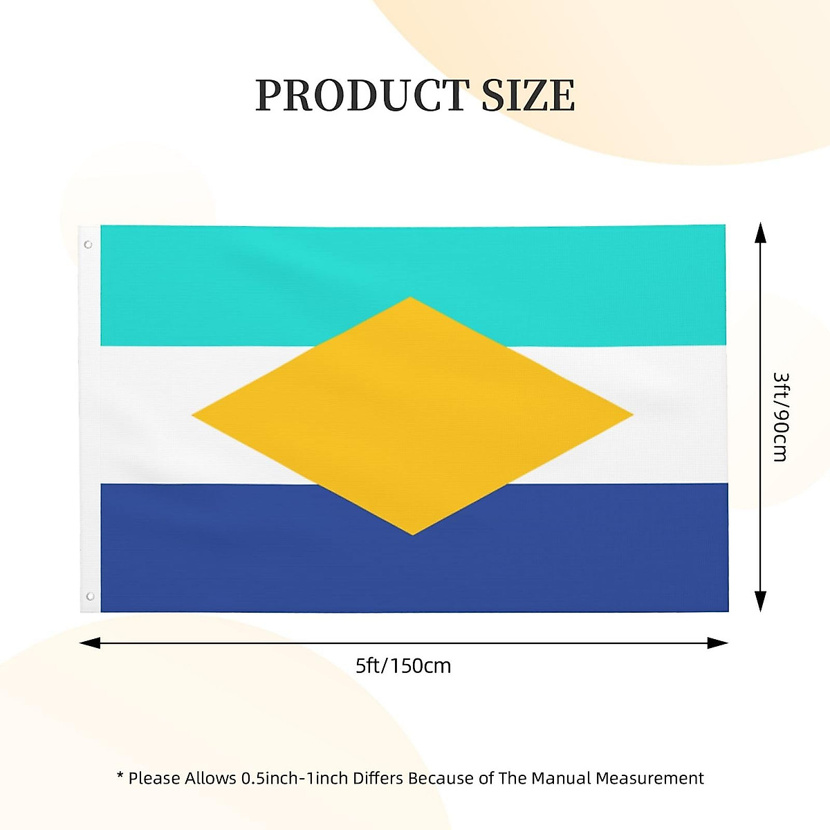 POOEDSO Flag Of Snowchester, Dream Smp Flags 3x5 Ft Outdoor Double Sided Flag Polyester Lightweight Flags Funny Home Yard Decoration 3by5 Flags