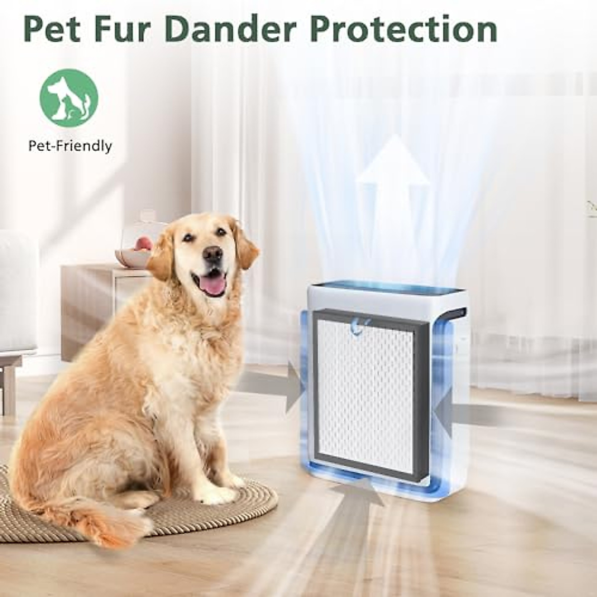 Vital 100S Replacement Filter Compatible with LEVOIT Vital 100S Air Purifier, 3-in-1 H13 Grade True HEPA and High-Efficiency Activated Carbon Filter for Vital 100S-P, Vital 100S-RF, White, 2 Pack