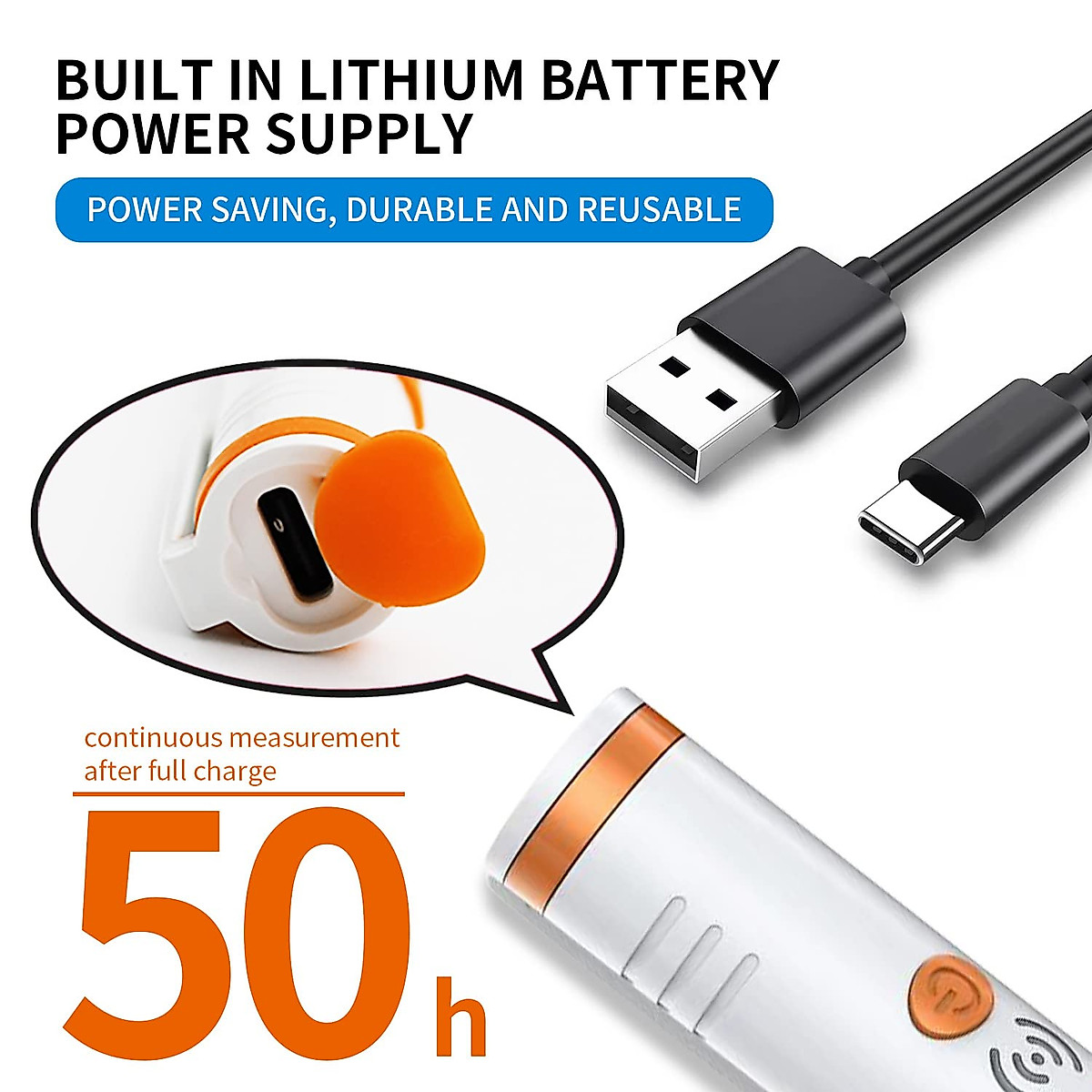 Geiger Counter Nuclear Radiation Detector,CHNADKS Upgraded d Personal Dosimeter,Beta Gamma X-ray Portable Handheld Radiation Monitor,Battery Powered (0.08uSv – 50mSv)