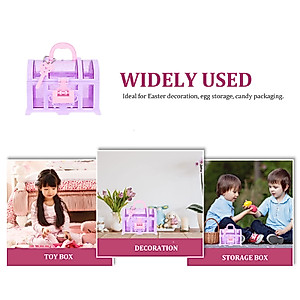 2pcs Box Treasure Chest Cosmetic Container Kids Jewelry Container Jewelry Organizer Toys for Girls Children Room Ornament Girls Bedroom Organizer Cosmetic Organizer