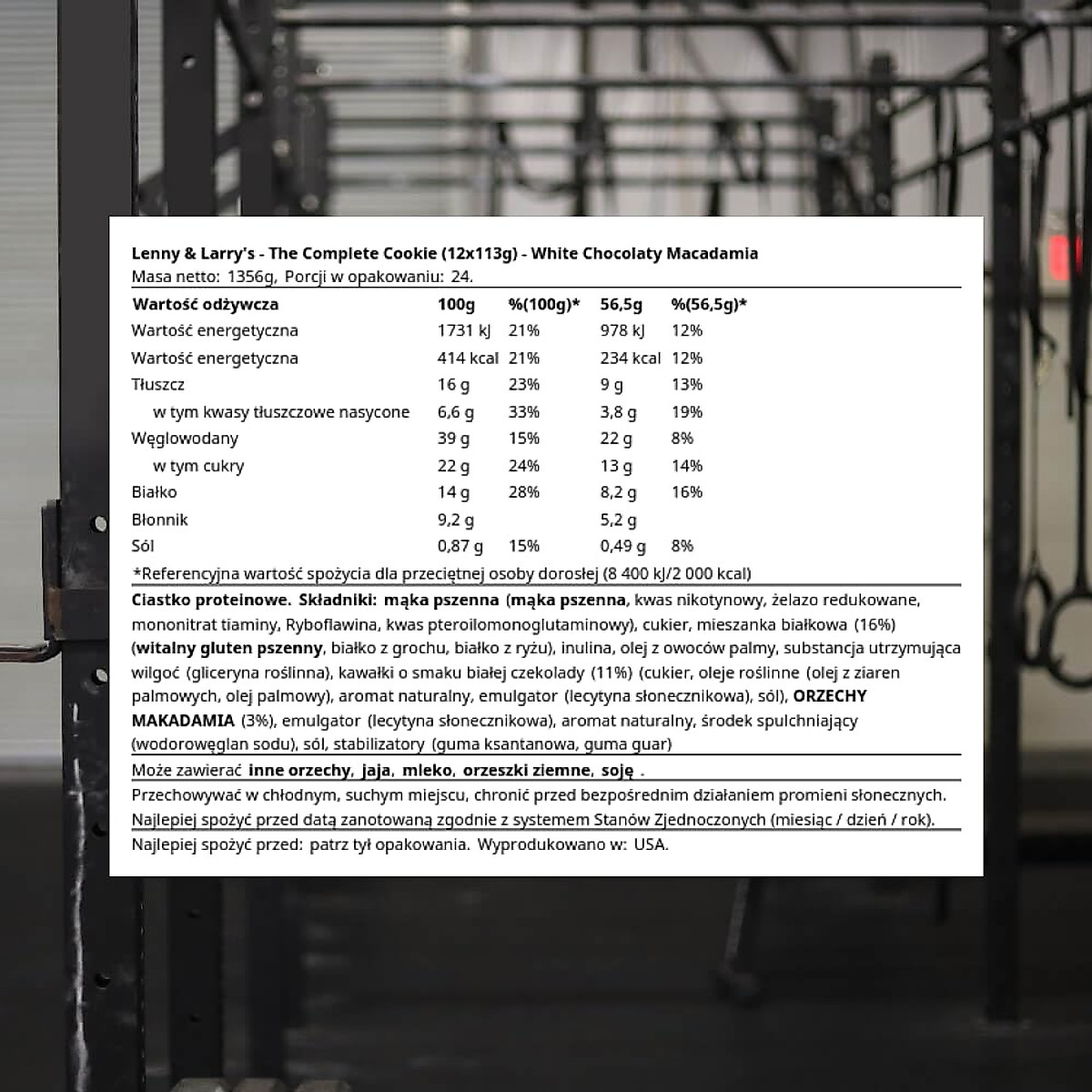 Lenny & Larry's The Complete Cookie, White Chocolaty Macadamia, Soft Baked, 16g Plant Protein, Vegan, Non-GMO, 4 Ounce Cookie (Pack of 12)