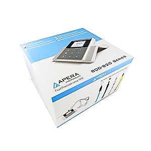 Apera Instruments AI522 EC800 Laboratory Benchtop Conductivity/TDS/Salinity/Resistivity/Temp. Meter Kit, 1% F.S Accuracy, GLP Data Management (USB output), Plastic/Glass