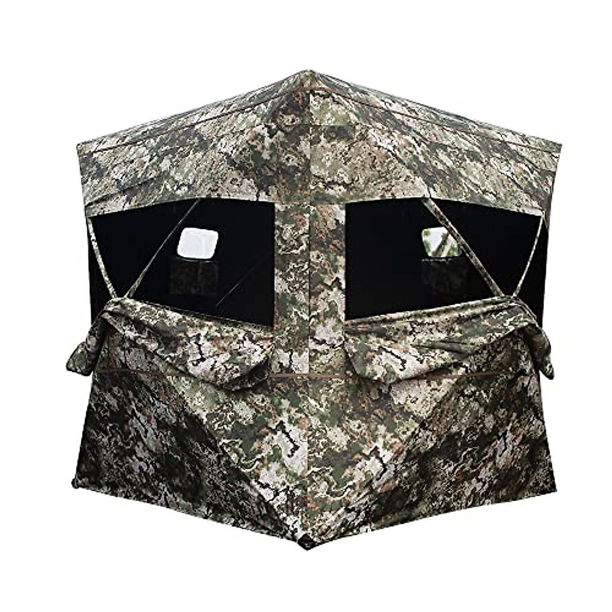 VENATIC Cloak 2.0, 2 Person Full Panel See-Through Hunting Blind, Floor Space 58" x 58"