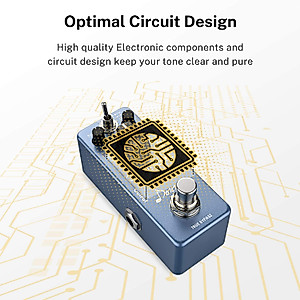 Donner Overdrive Guitar Pedal and Guitar Power Supply 10 Isolated DC Output for 9V/12V/18V Effect Pedal