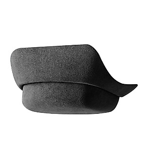 Alfanxi Sunglasses Holder Clip Alcantara Material Eyeglasses Protective Box Mount On Car Roof Compatible with Tesla Model Y(Black)