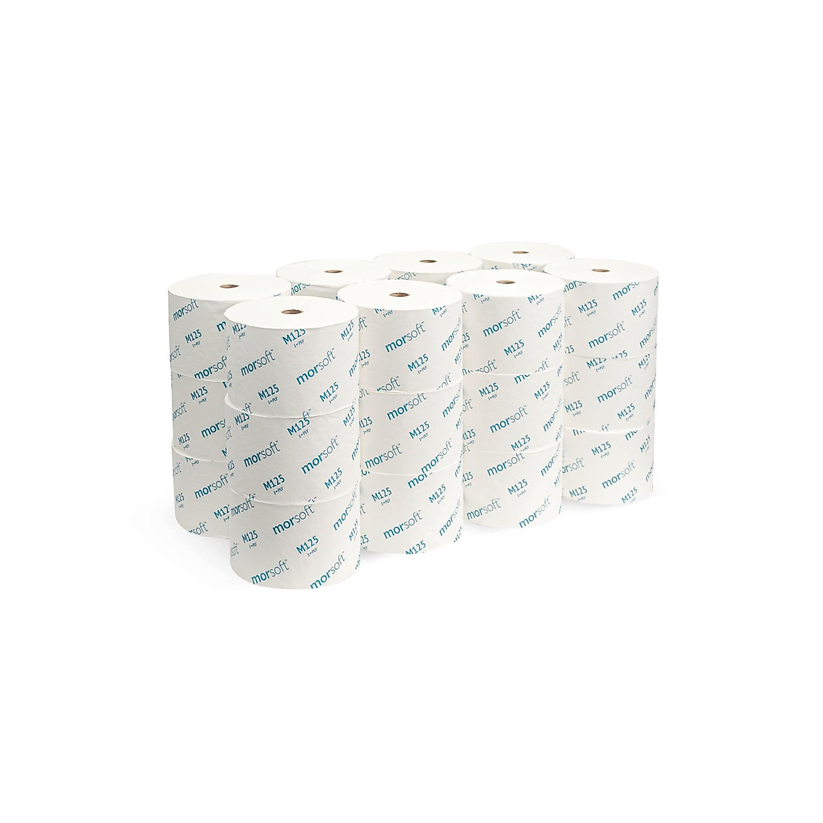 Morcon M125 Millennium Ultra Bath Tissue 1-Ply 2500 Sheets 7/8-Inch Core 24 Rolls/Carton