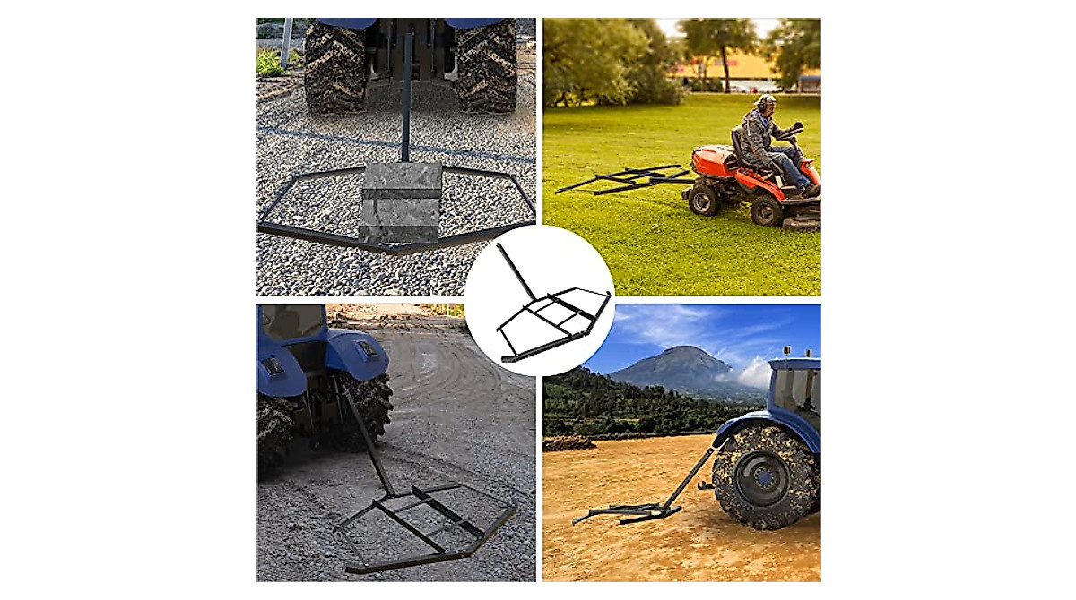YITAMOTOR 72" Driveway Drag Grader Harrow for ATVs & UTVs