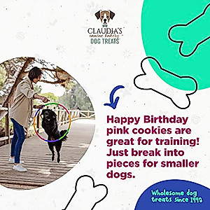 Claudia's Canine Bakery - Happy Birthday Pink Cookie Gift Box, 11 oz.