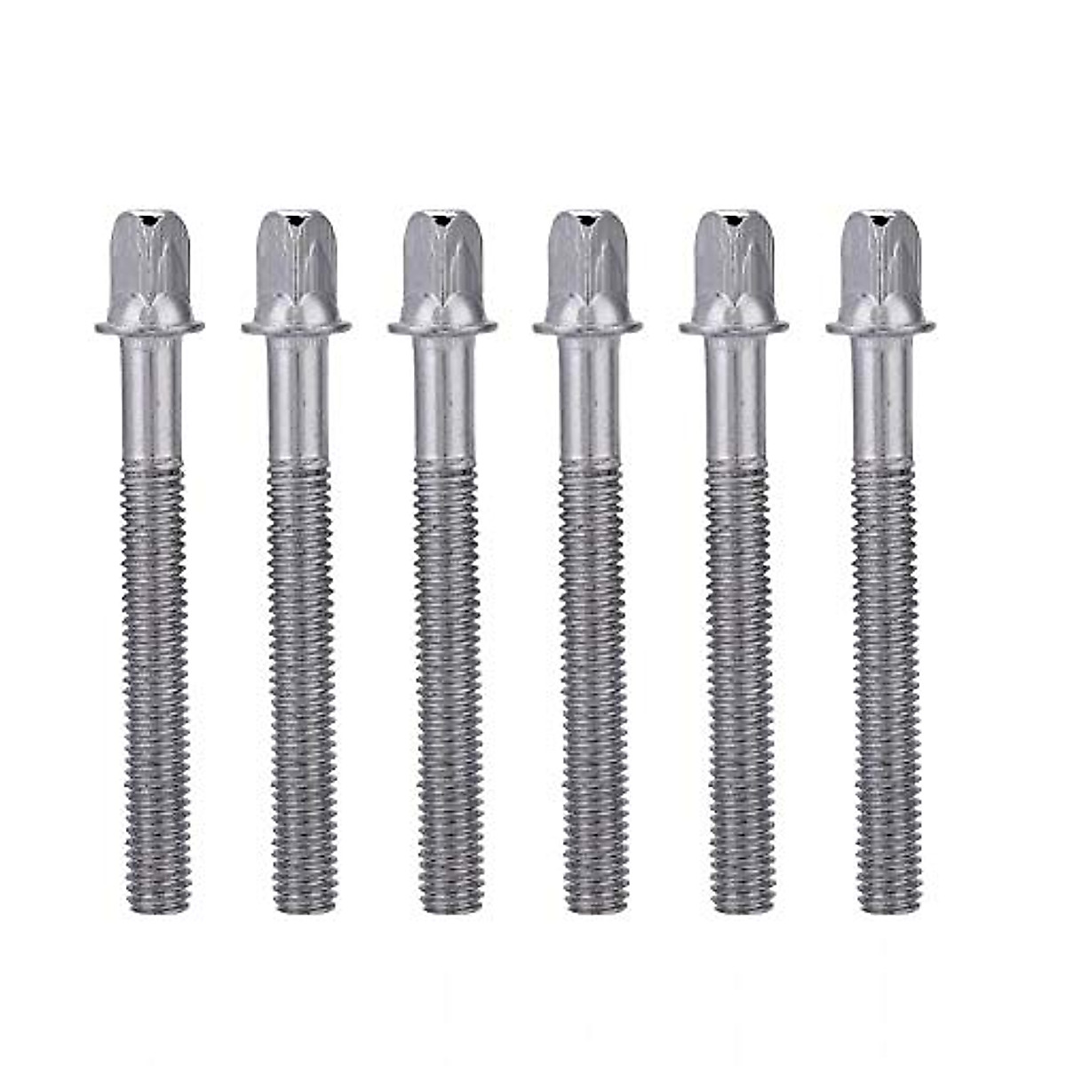 6Pcs Screw Rods, 60mm Drum Tight Screw Tension Rods Percussion Replacement Accessory