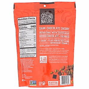 SECOND NATURE Dark Chocolate Cherry Trail Mix, 12 OZ