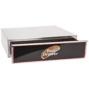 Benchmark 65020 Dry Bun Box, 22" Width x 7" Height x 16" Depth, for 20 Hotdog Roller Grill