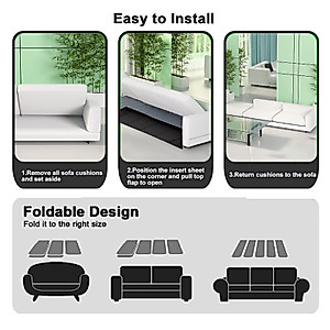 LEWORKUS Couch Supports for Sagging Cushions,Adjustable Waterproof -Non-Slipped & Sofa Cushion Support Board -44" x 19"