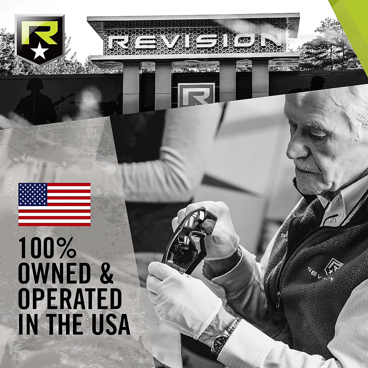 Revision Desert Locust Military Goggles Basic Kit – Clear Lens, Black Frame, One Size – Anti Fog Eye Protection Ballistic Goggles – Made in USA