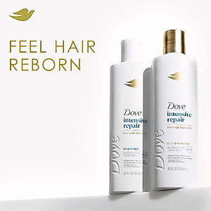 Dove Shampoo Intensive Repair for Damaged Hair with Bio-Protein Care Technology and Amino Serum 12 Fl Oz