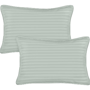 Utopia Bedding Toddler Pillow (Light Grey, 2 Pack) 13x18 Pillows for Sleeping, Soft and Breathable Cotton Blend Shell, Small Kids Pillow Perfect for Toddler Bed and Travel (Intended for Age 2 and up)