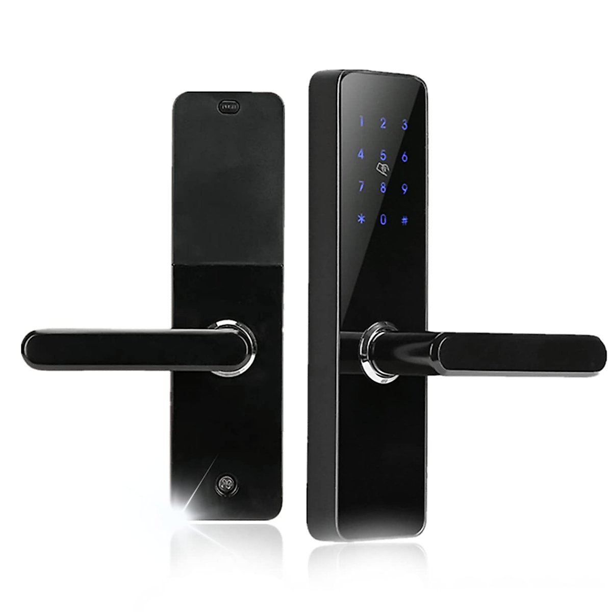 4in1 Keyless Entry Smart Door Lock, Digital Smart Door Lock APP Cards Password Keypad for Amazon for Google Home Voice Control
