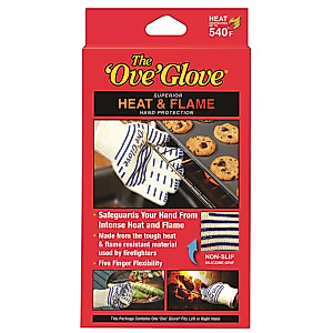Ove Glove Hot Surface Handler Oven Mitt Glove, Perfect for Kitchen/Grilling, 540 Degree Resistance, As Seen On TV Household Gift, Heat & Flame