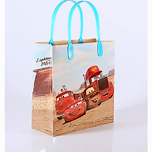 Disney Car Authentic Licensed 12 Party Favor Reusable Goodie Medium Gift Bags 8"