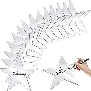 11 Inches Star Cutouts Double Printed Paper Stars Decoration for Wedding Party Supplies(,)