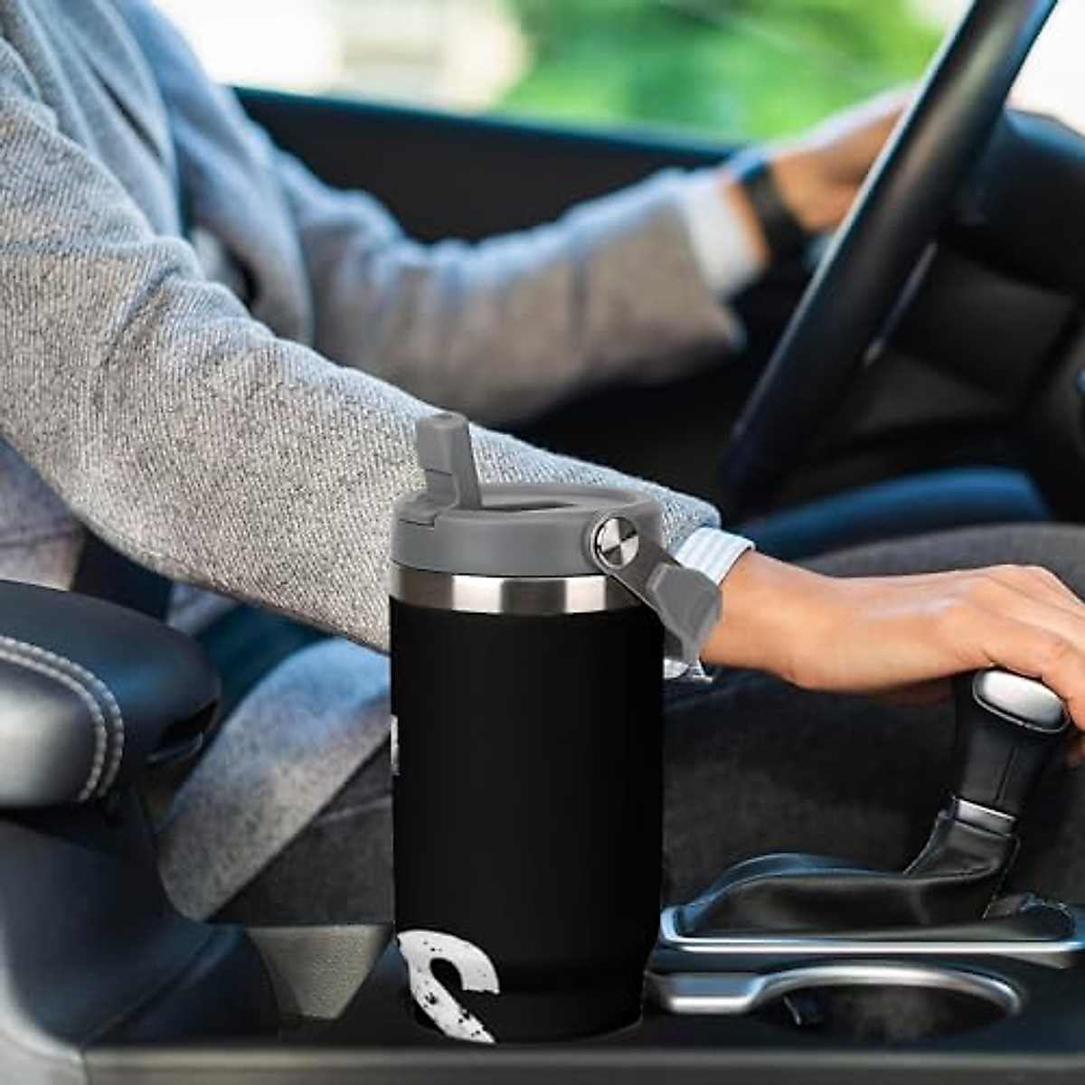 Jesus Saved My Life Crucifixion 30 OZ Insulated Tumblers with Handle And Straw Leakproof Vacuum Insulated Stainless Steel Water Bottle for Car Fishing Travel