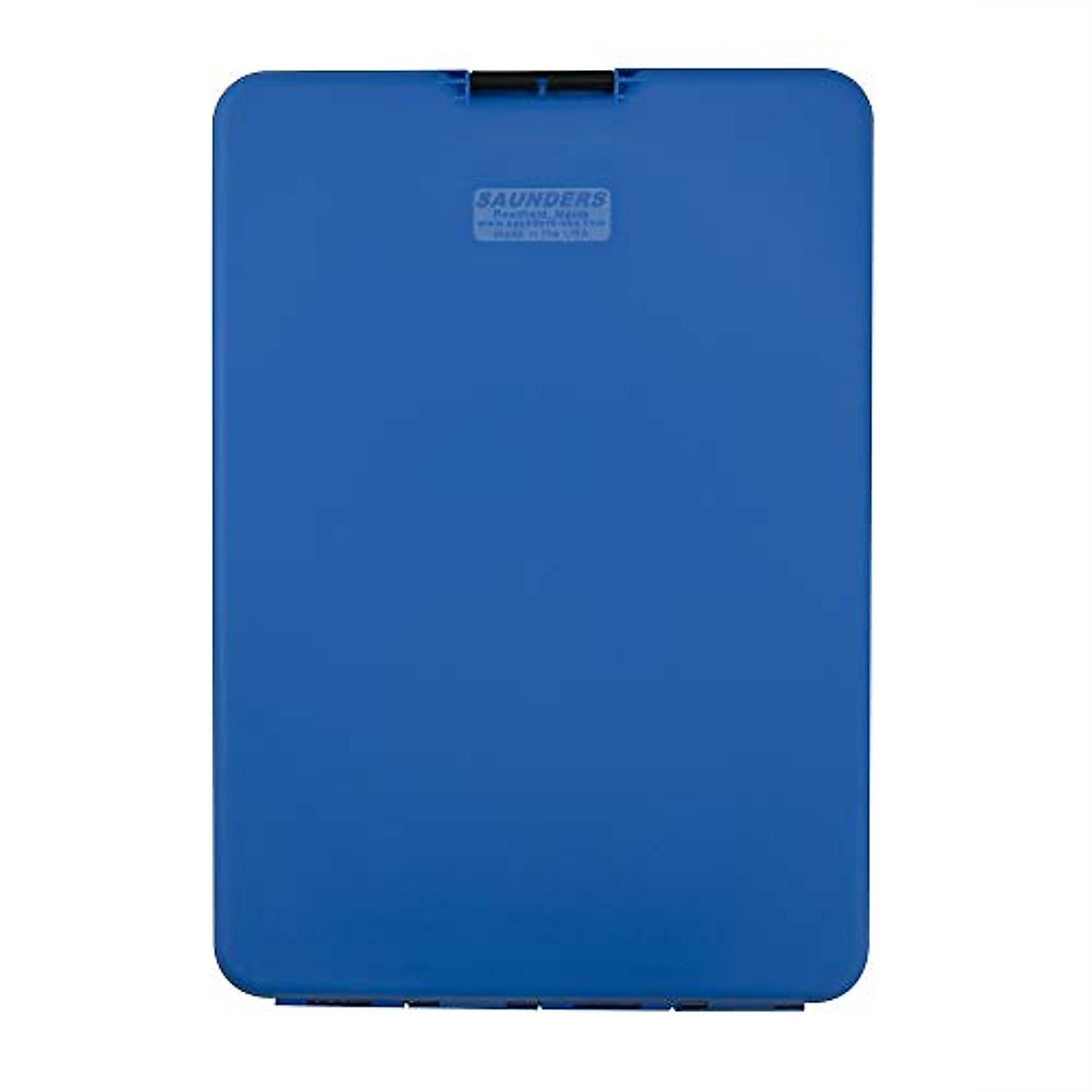 Saunders Blue SlimMate Plastic Storage Clipboard – Light Weight, Polypropylene Clipboard for Students, Teachers, Parents, Sales, Utility, Industrial, Office Professionals. Stationery Items Letter