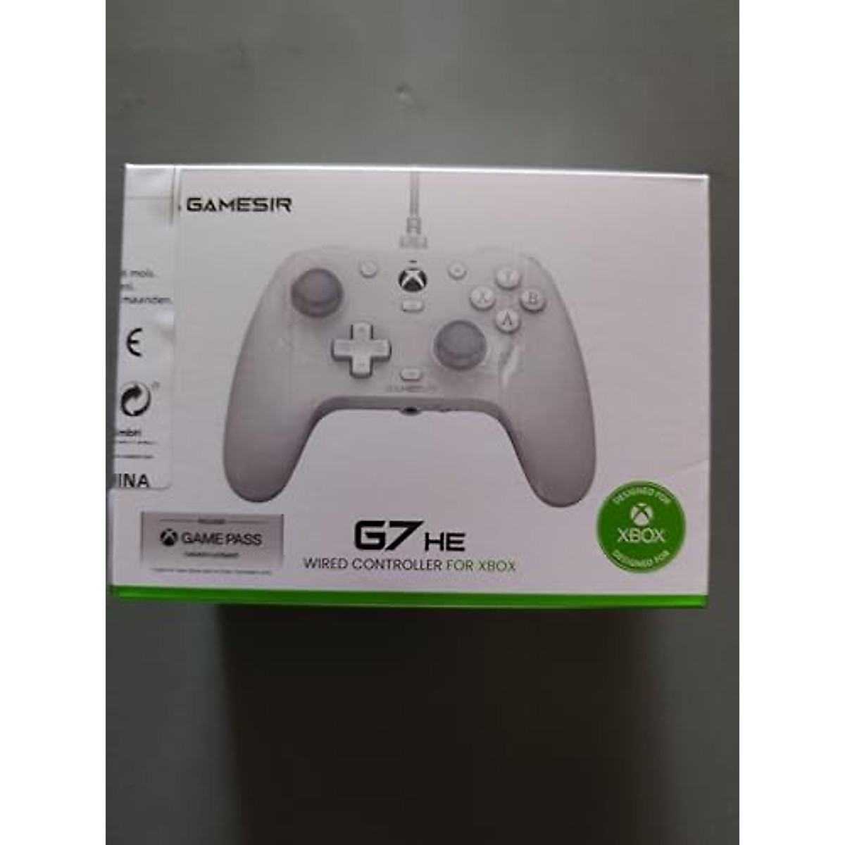 GameSir G7 HE C Wired Xbox Controller,Officially licensed Controller with Hall Effect Joysticks for Xbox Series X|S, Xbox One, Windows 10|11,Xbox Officially licensed Controller (White)