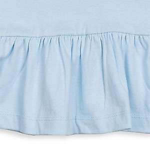 Bluey Bingo Little Girls 2 Pack T-Shirts Blue/Grey 7-8