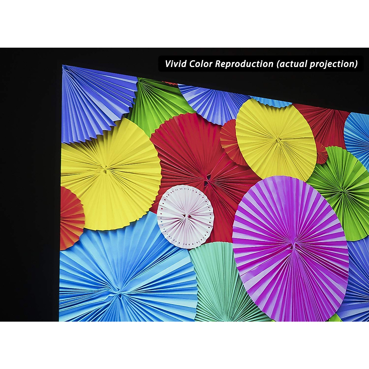 AAXA P7 Mini Projector with Battery, Native 1080P Resolution, 30,000 Hours LED Portable Projector, BT 4.0, Onboard Media Player, for Business and Home Theater