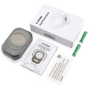 AccuWeight Gram Scale with 1000g/0.1g High Precision Mini Coffee Scale for Weed Jewelry Scale with 6 Units, Tare, Calibration PCS Function and Backlit