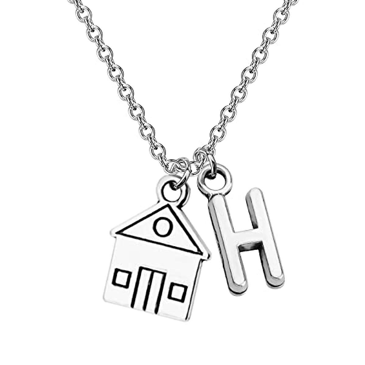 KEYCHIN Singer Album Inspired Necklace Music Album Fans Gifts H & House Charm Jewelry For Singer Fans (H & House NK)