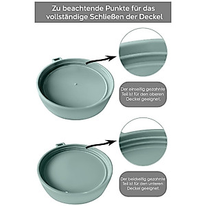 IDOBY Yogurt Containers with Lids 22 Oz, Take'n Go Breakfast Cups, Meal Prep Container, Parfait Cups with Lids, Cereal Storage Jars with Lids for Oatmeal Containers, Reusable Cups