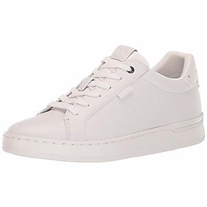 COACH Women's Non Tech Athletic Lowline Low Top Sneaker , Color Optical White, Size 9