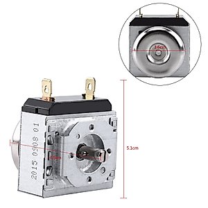 Timer Time Switch 60 Minutes Time Controller 60M Kitchen Timer Switch Replacement Timer for Electronic Microwave Oven Cooker DKJ/1-60 SL-60C