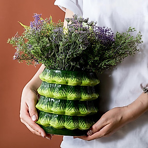 HPYNPES Large Ceramic Christmas Utensil Holder - Festive Christmas Tree Design for Holiday Kitchen Decor