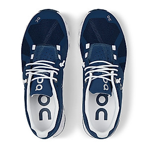 On-Running Women's Cloud Sneakers, Denim/White, 10.5 Medium US