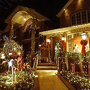 Christmas Candy Cane Lights,5pcs Solar Christmas Light， Christmas Candy Cane Pathway Lights， Christmas Decoration， for Home Garden New Year Holiday Lights