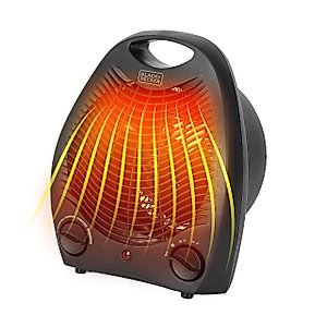 BLACK+DECKER BHD101B 1,500-Watt Personal Desktop Heater (Black)