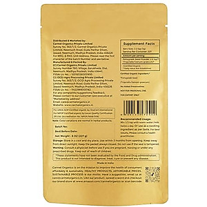 CARMEL ORGANICS Fenugreek |Methi Seeds (Powder, 8 Ounce or 0.5 Lbs)(Pack of 1) | USDA Certified Organic | Non-Gmo | No Added Preservatives | Indian Origin Fenugreek Seeds