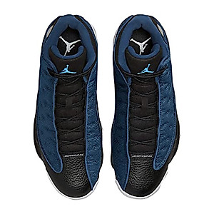 Jordan Men's 13 Retro Brave Blue Navy/University Blue-Black (DJ5982 400) - 11