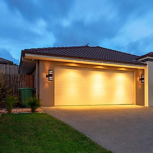 MUUTOON Outdoor Wall Sconce Modern Porch Wall Lights Exterior Light Fixture Waterproof Wall Mounted Wall Lamp Suitable for Garden, Terrace, Courtyard