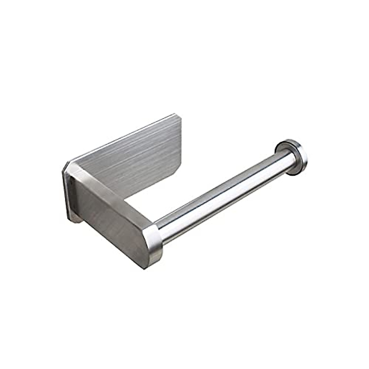 FORAO Toilet Roll Holder for Bathroom Decor Toilet Roll Holder Self Adhesive Toilet Paper Holder for Bathroom Stick on Wall Stainless Steel Brushed Home Toilet Paper Rack