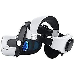 Oculus Quest 2 Head Strap, Replacement for Quest 2, Adjustable Head Strap Headband Enhanced Support and Comfort in VR, Suitable for Children and Adult(Headset Not Included)