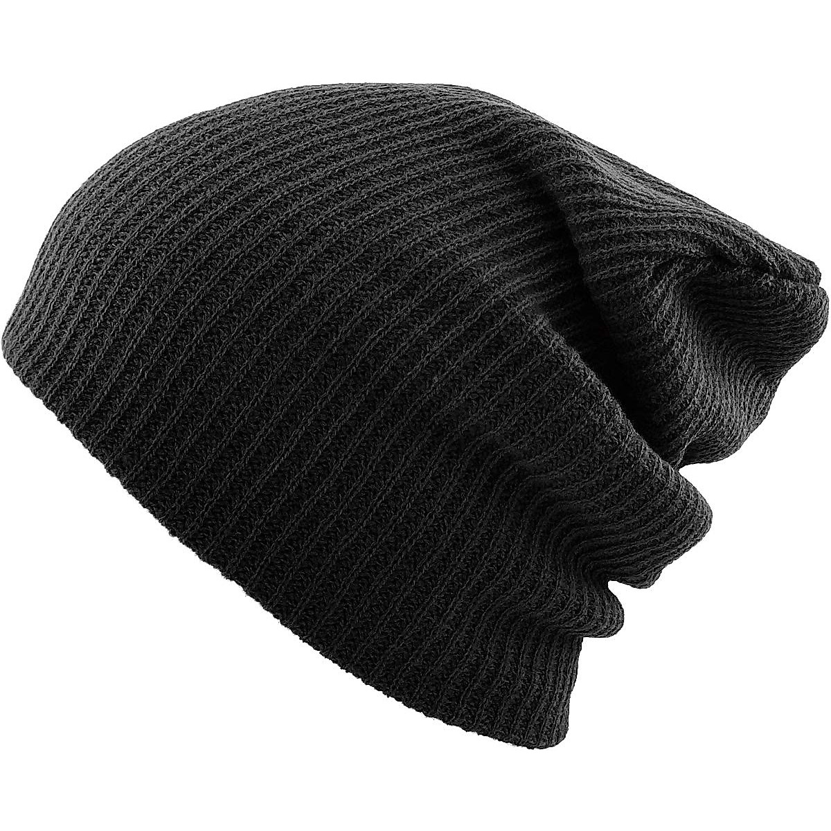 KBW-12 BLK Comfortable Soft Slouchy Beanie Collection Winter Ski Baggy Hat Unisex Various Styles